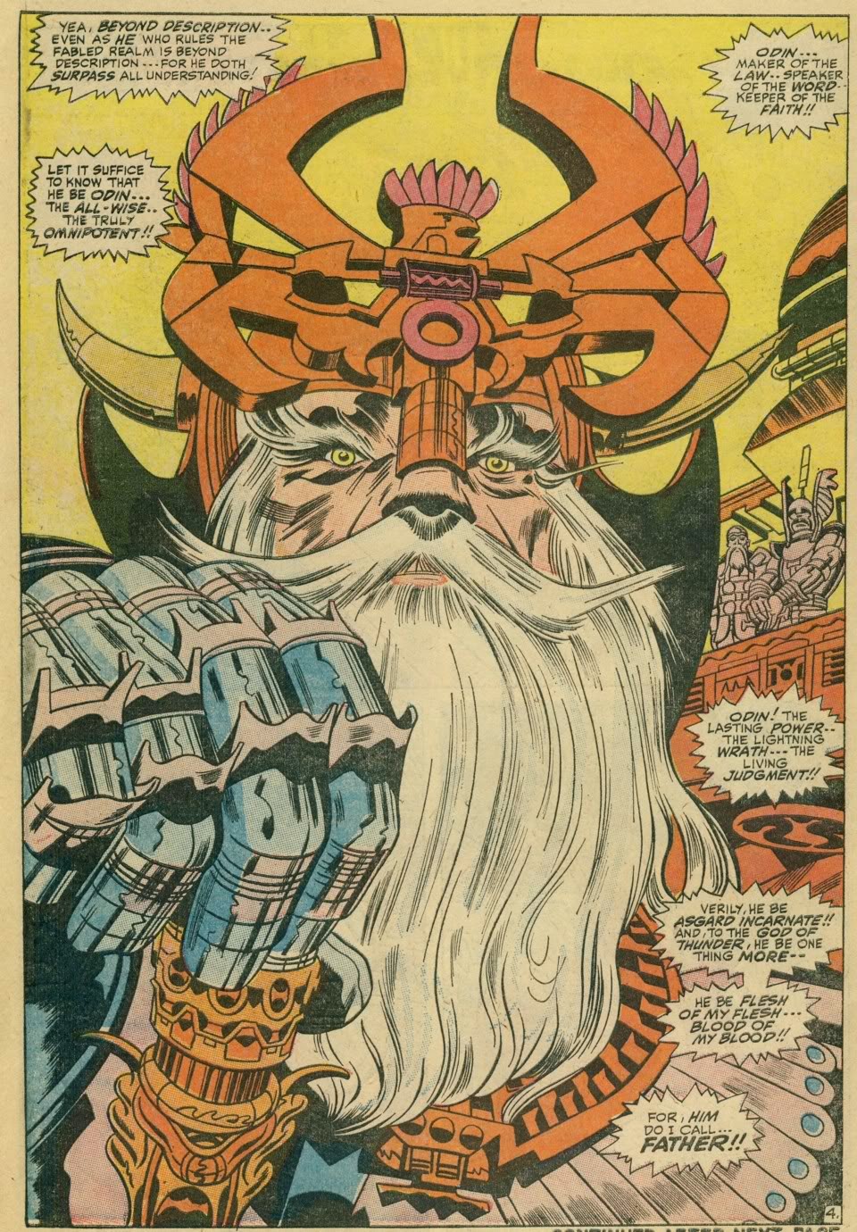 Cap'n's Comics: Odin by Jack Kirby