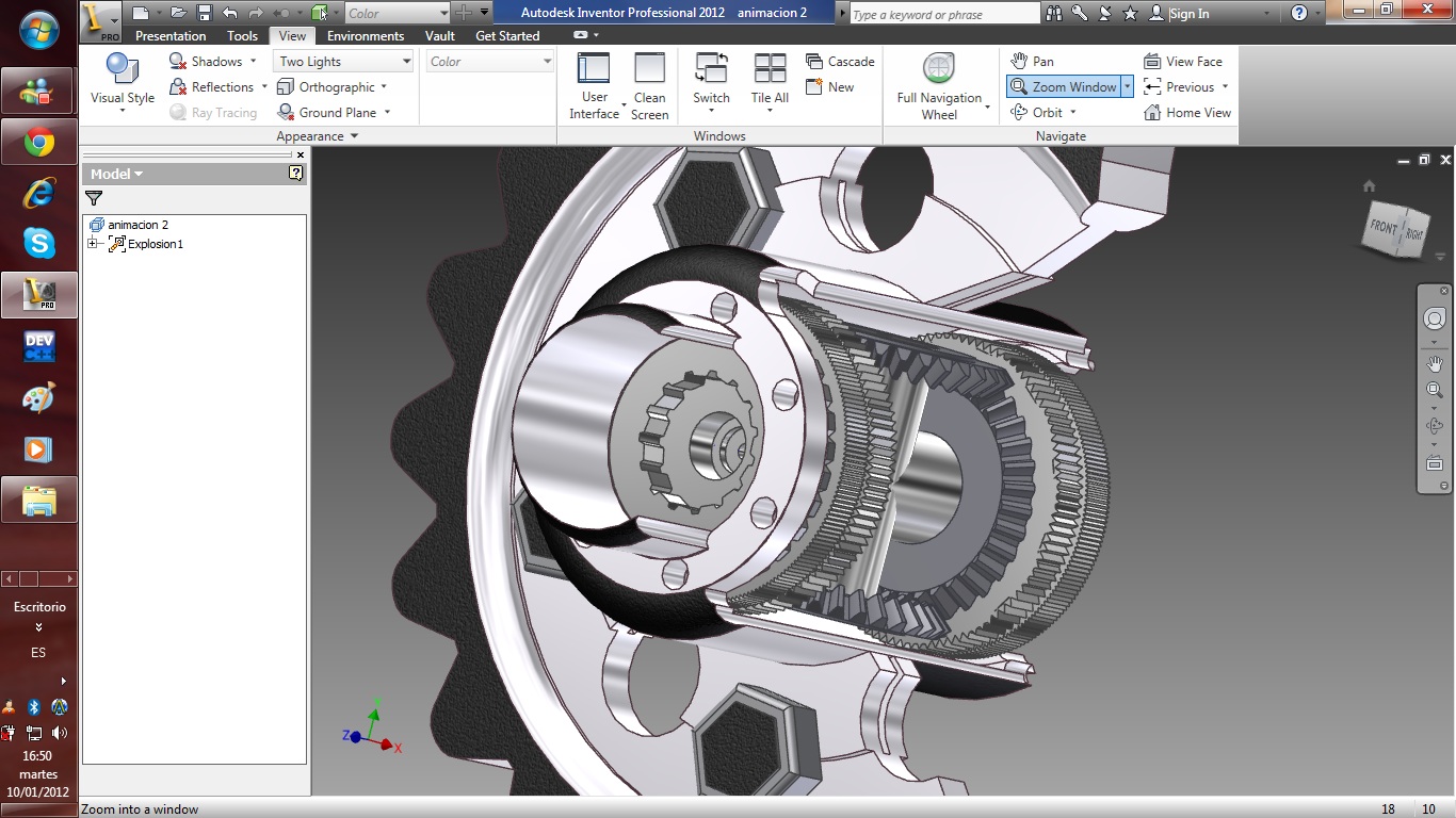 Diseño mecánico: EJERCICIOS Y TRABAJOS EN AUTODESK INVENTOR 2012