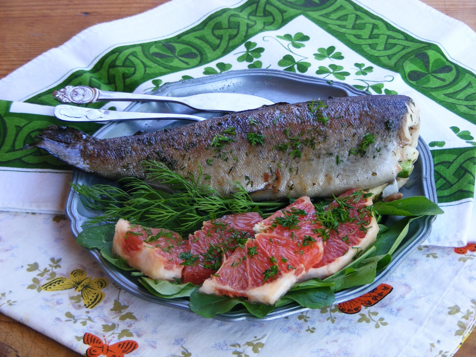 Makacska konyhája: Grépfrútos, kapros pisztráng