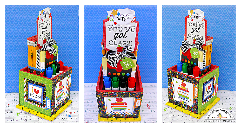 Doodlebug Design Inc Blog: Back to School: Teacher Gift Box by Jennifer