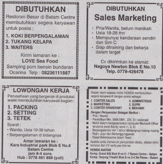 IKLAN BATAM POS