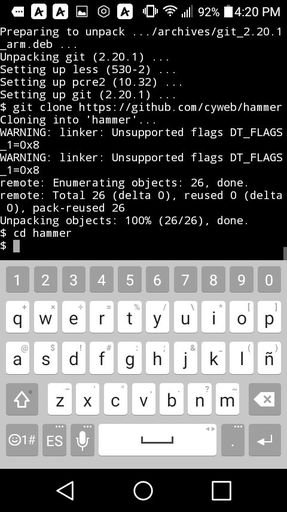Termux Script hammer ddos