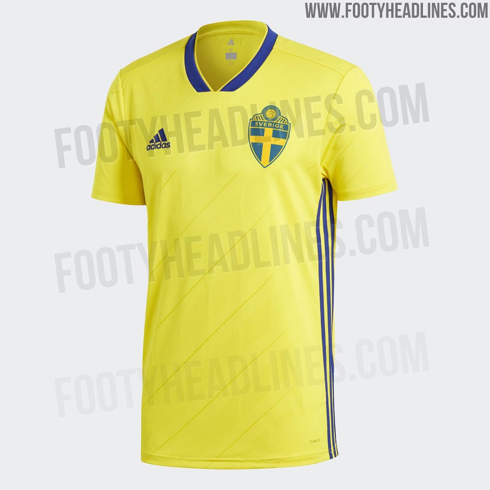 Sweden 2018 Home Kit Released - Footy Headlines