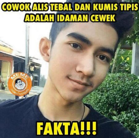 10 Meme Lucu 'Alis Tebal' yang Ampuh Ceriakan Harimu