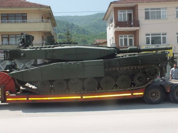 Globaldefencenews: Photo of upgrade Leopard 2NG by by Aselsan of Turkey