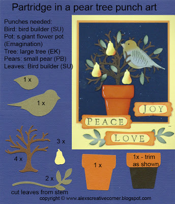 Alex's Creative Corner: and a partridge in a pear tree