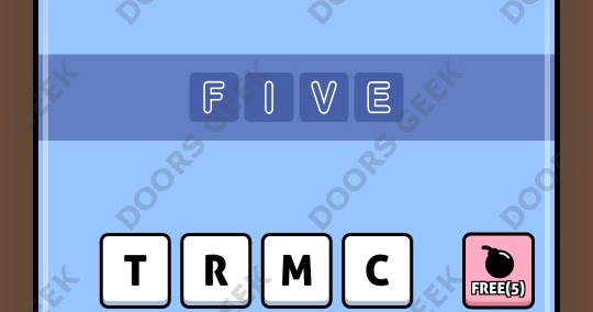 Escape Room: Mystery Word Level 102 Answer ~ Doors Geek