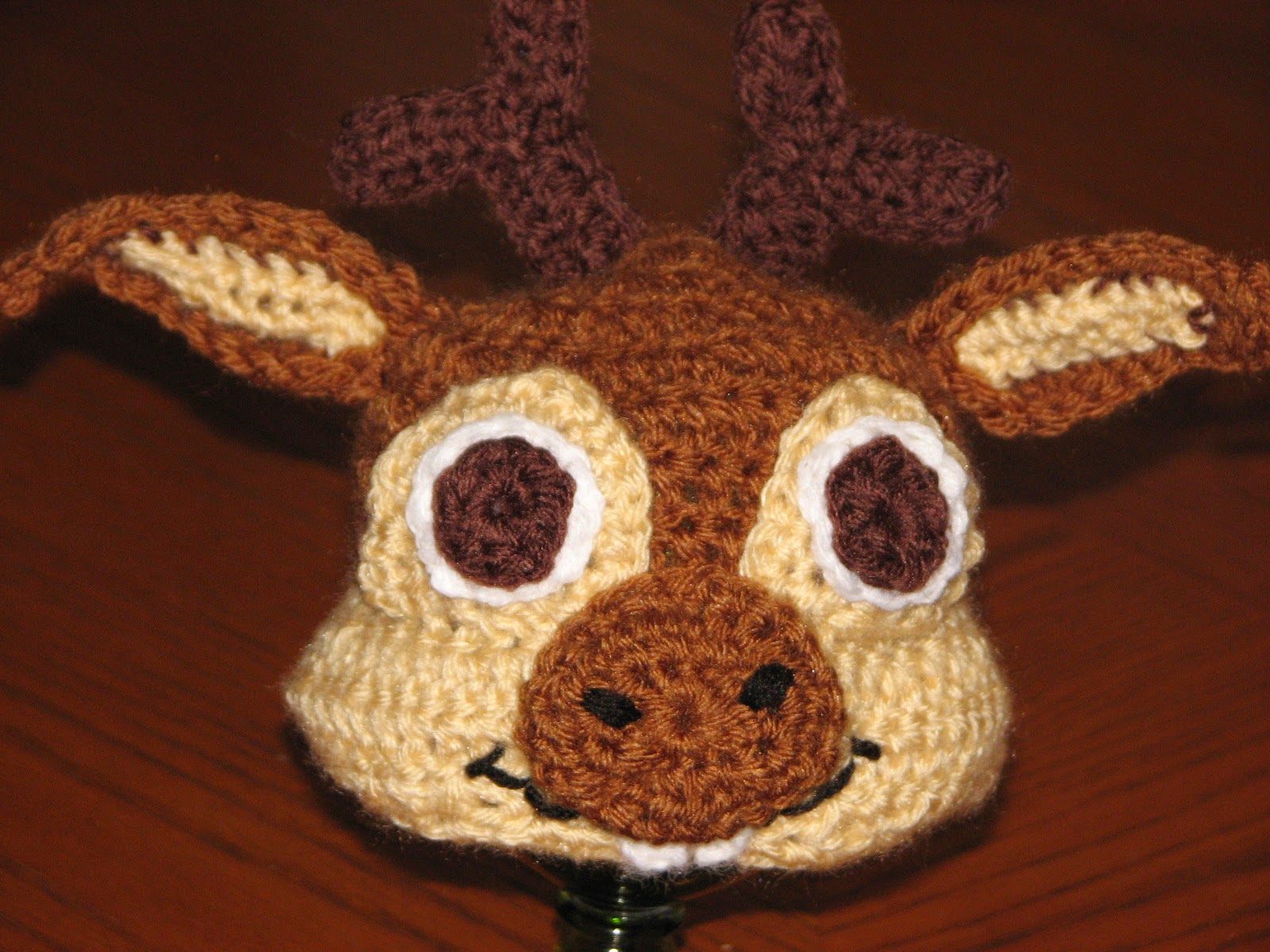 Creative Crochet by Becky: Crochet "Frozen" Inspired Baby Sven Reindeer Hat