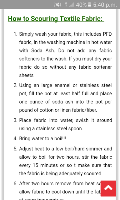 TEXTILE KNOWLEDGE: How to scouring fabrics??