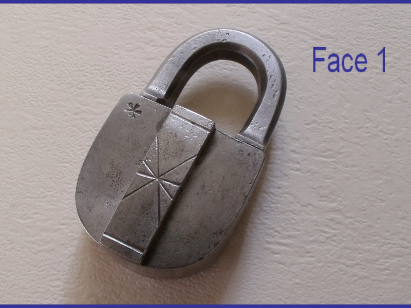 RestraintsBlog: Antique French secret padlock 18-19th Century