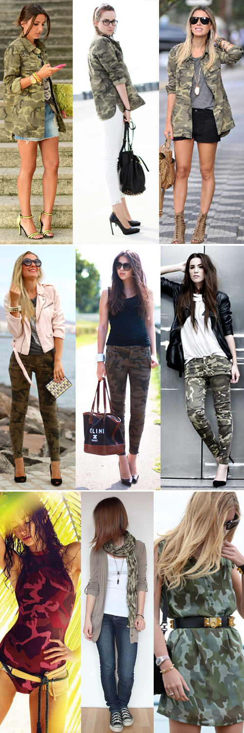 Blog da Madú: A VOLTA DO CAMUFLADO