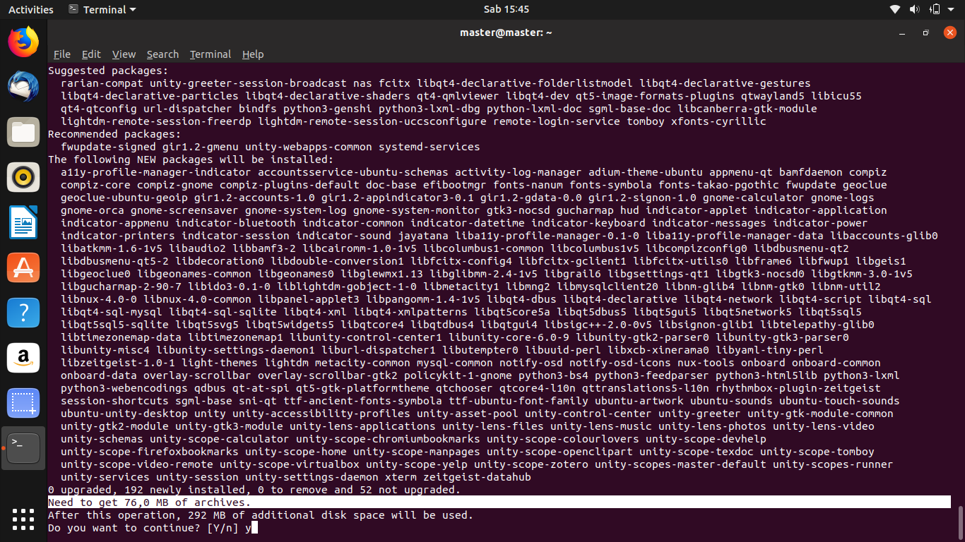 Install Unity Linux Terminal