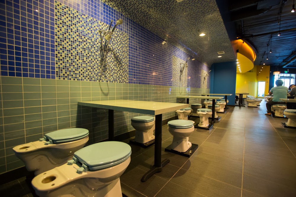 art wonder every day: Magic Restroom Cafe
