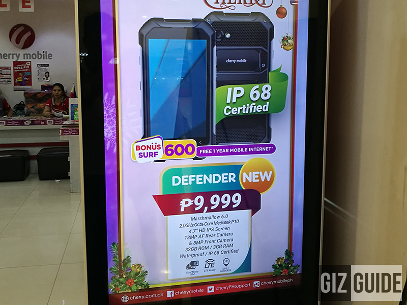 Cherry Mobile Defender With Rugged Design Spotted, Priced At PHP 9999!