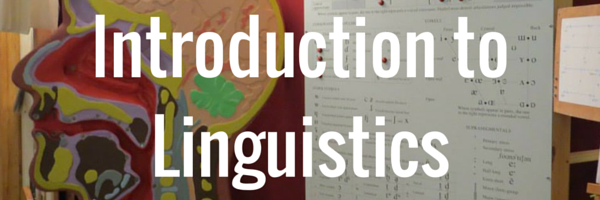 Introduction to linguistics
