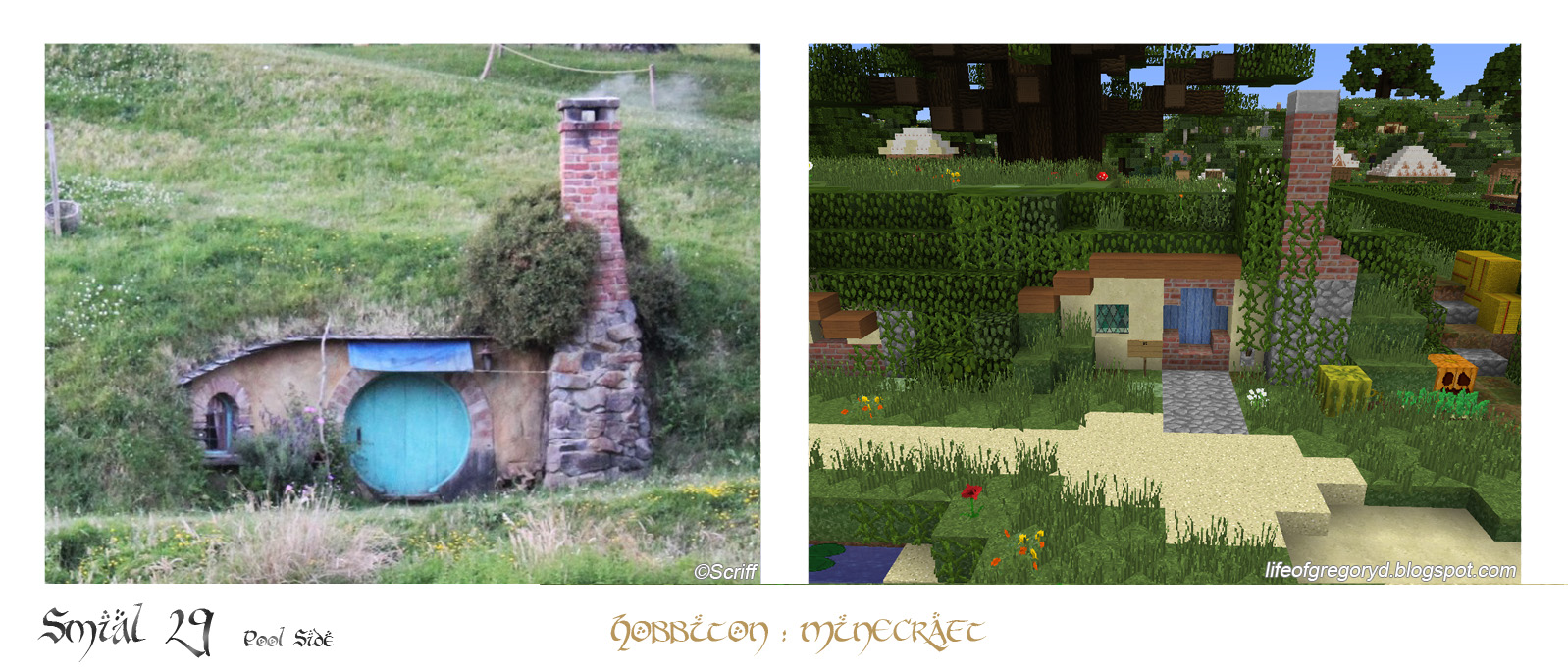 Life of Gregory D: Minecraft - Hobbiton Build - A Brief Tour - Part 2