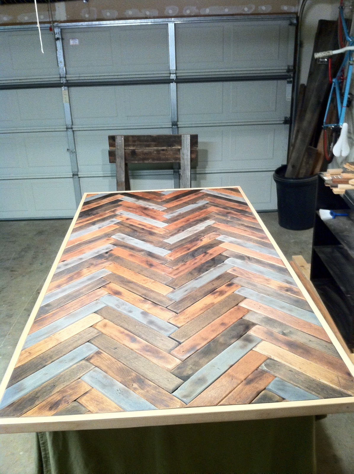 Jason McIntyre Custom Furniture: Dining Table Top Completed