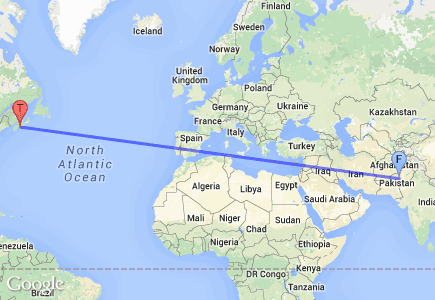 One postcard, One world: Postcard from Pakistan - "A Road View near ...