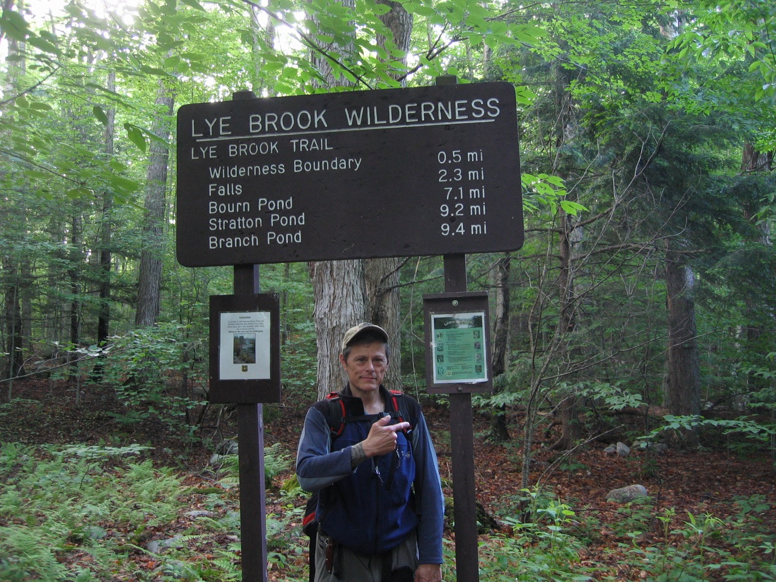 Tramping with Gray Jay 56: Vermont Lye Brook Trail to Stratton Pond 6/2/10