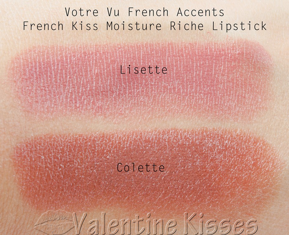 Valentine Kisses: Votre Vu - French Kiss Moisture Riche Lipsticks ...