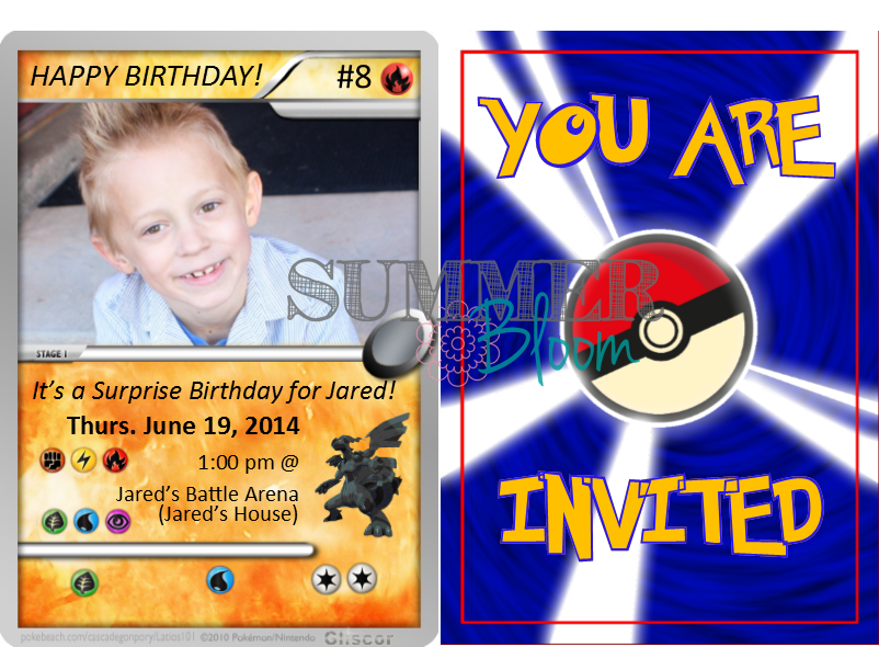 Summer Bloom: Teach. Create. Party: Pokemon Birthday Party with FREEBIES