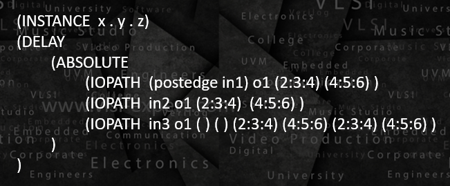 How To Read SDF (Standard Delay Format) - Part4 |VLSI Concepts