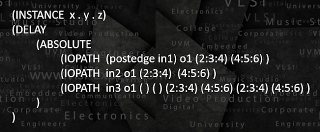 How To Read SDF (Standard Delay Format) - Part4 |VLSI Concepts