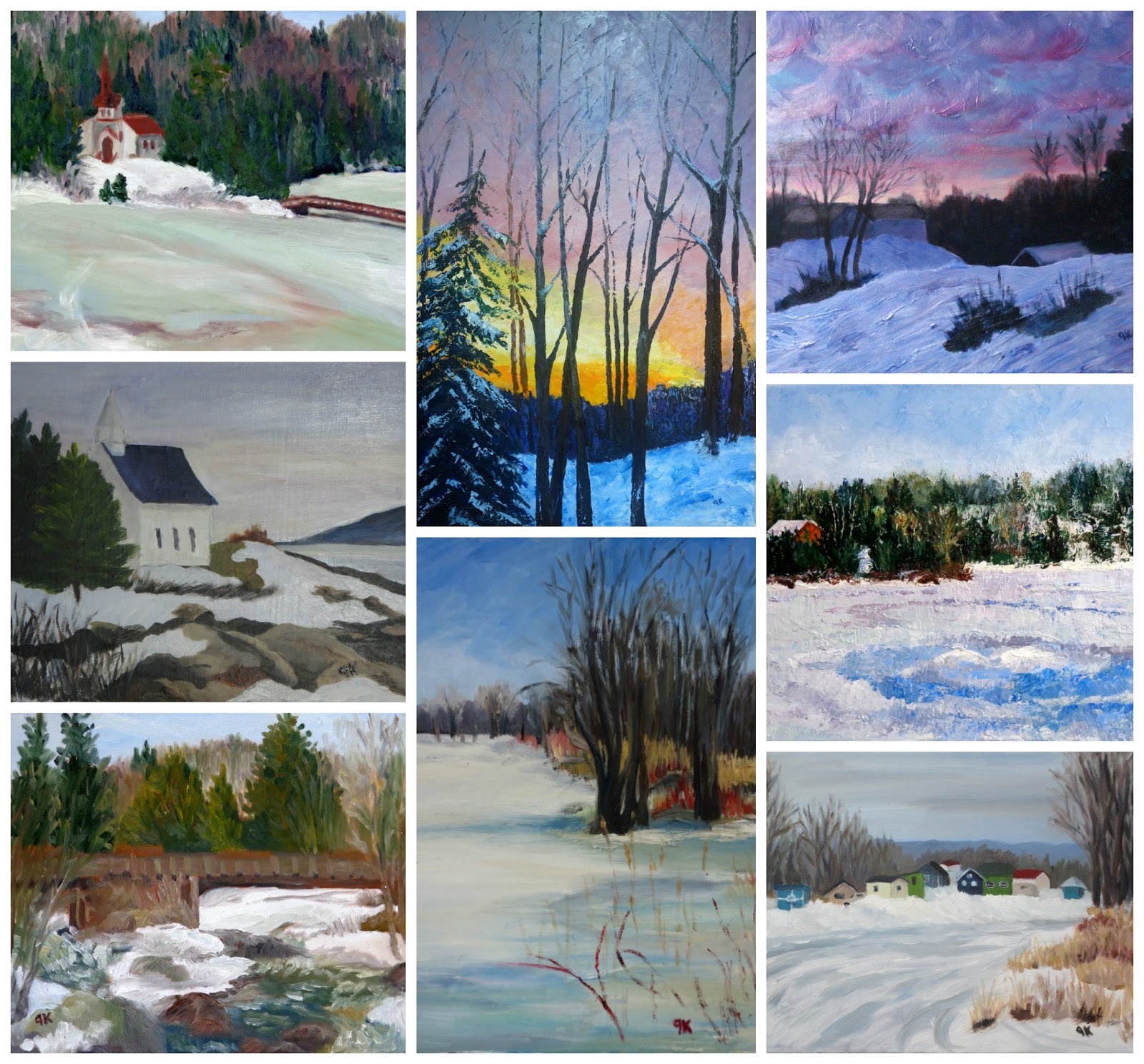 Kerstin Peters Blog: Painting Winter Scenes