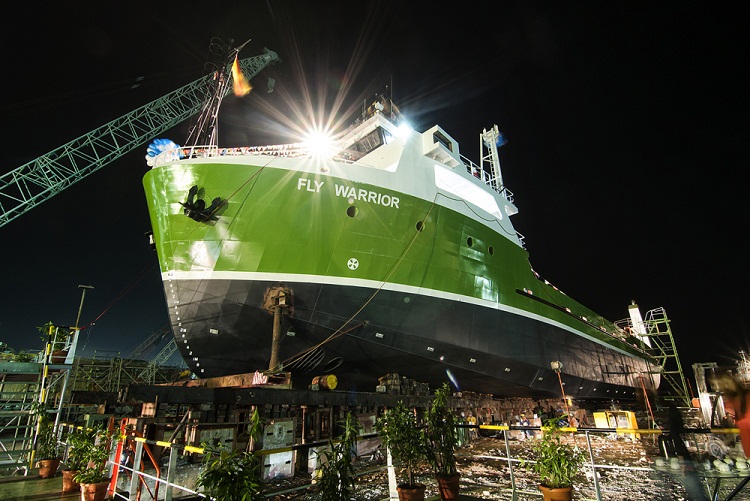 Malum Nalu: mv Fly Warrior launched