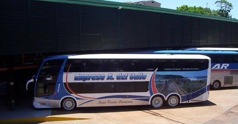 Horarios Expreso A. del Valle, Oberá, Puerto Rico, Jardin America