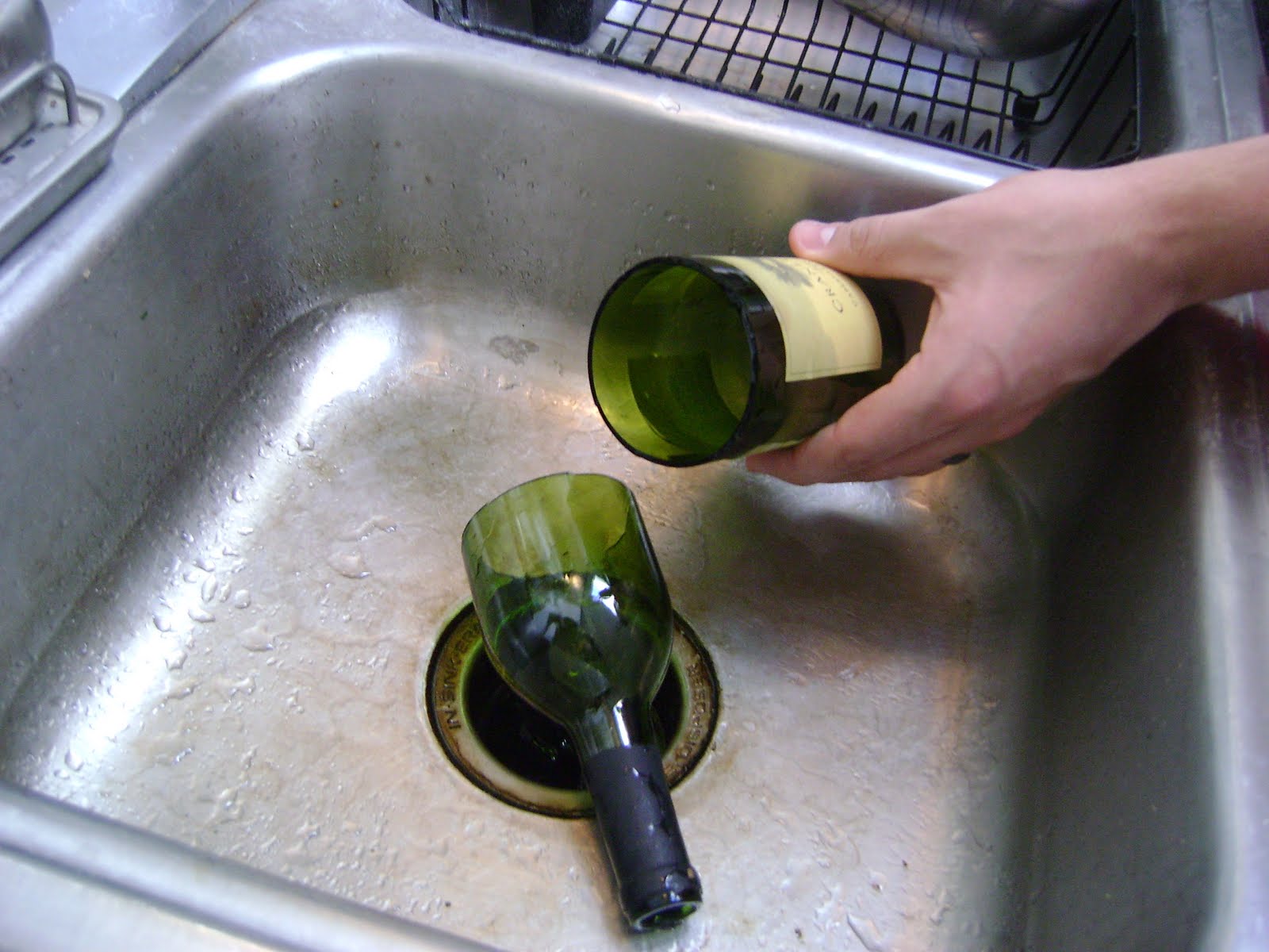 Our Hobby House: Wine Bottle Candles