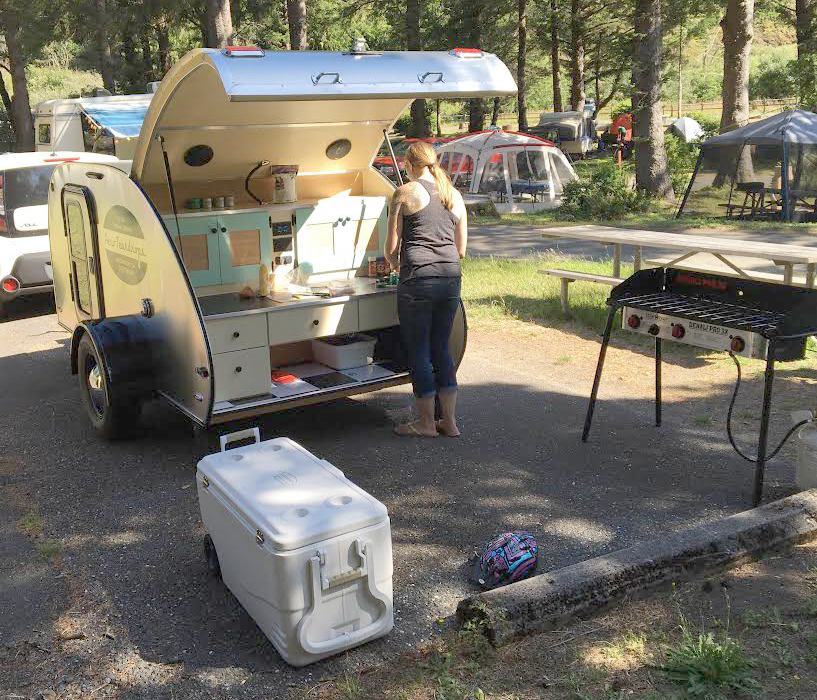 Tiny Yellow Teardrop: Friday Teardrop Photo