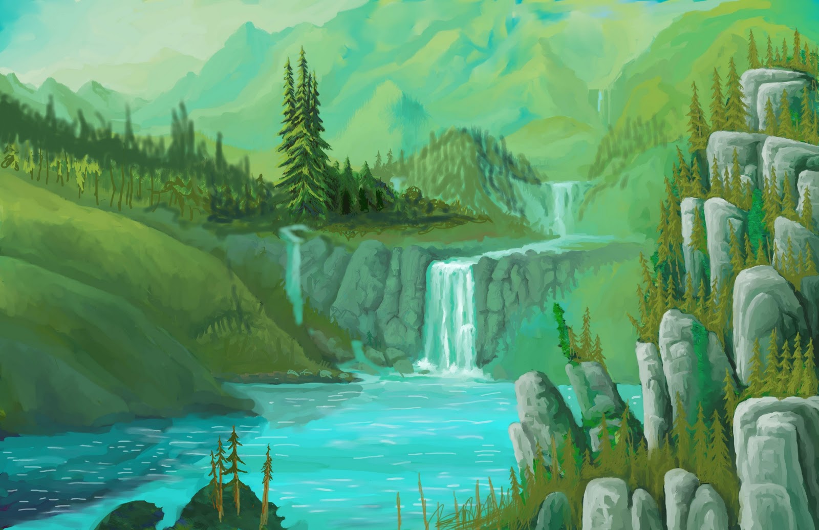 Fred Farwell Art: Bearbrook book project