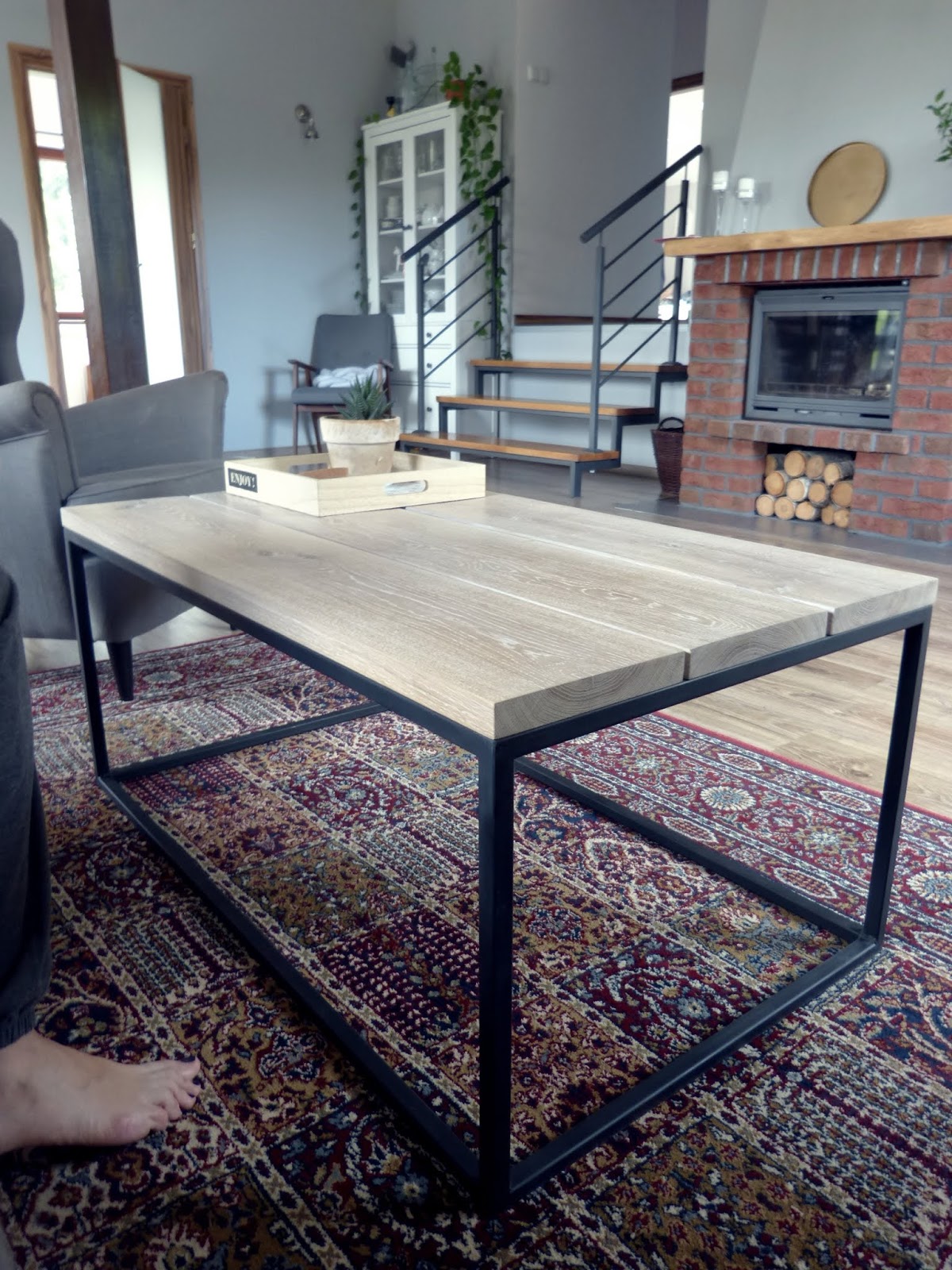 Jak zrobić kawowy stolik industrialny - krok po kroku diy | KASIA AT HOME