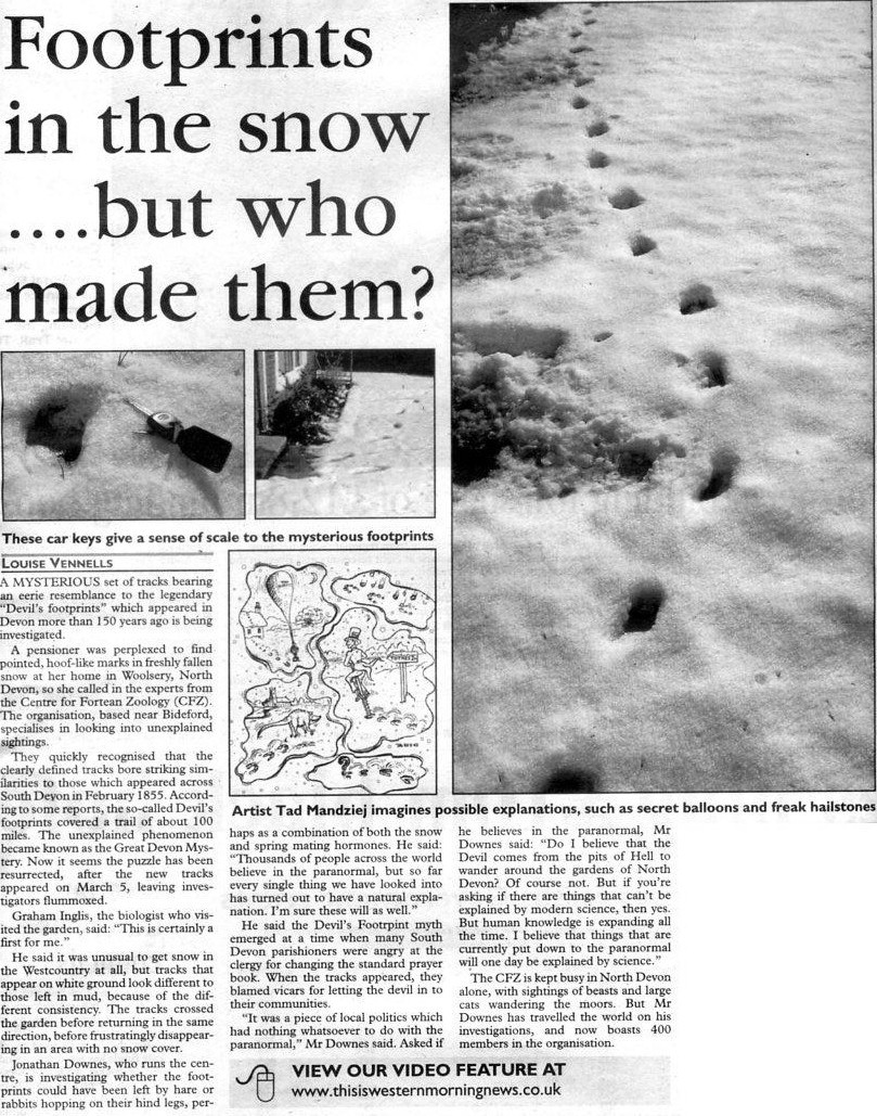 Seeks Ghosts: Dartmoor: The Devil’s Footprints