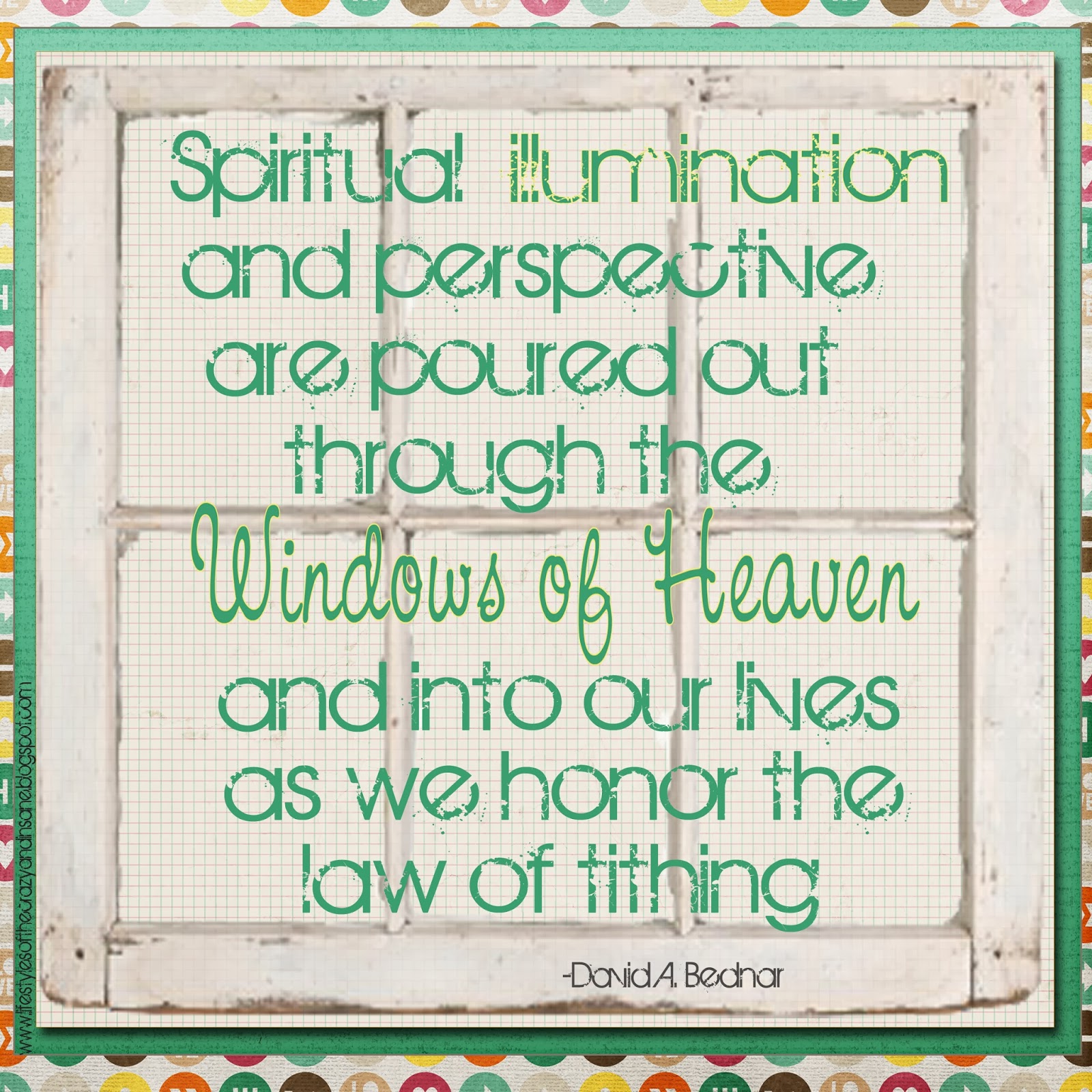 Lifestyles of the Crazy and Insane: The Windows of Heaven