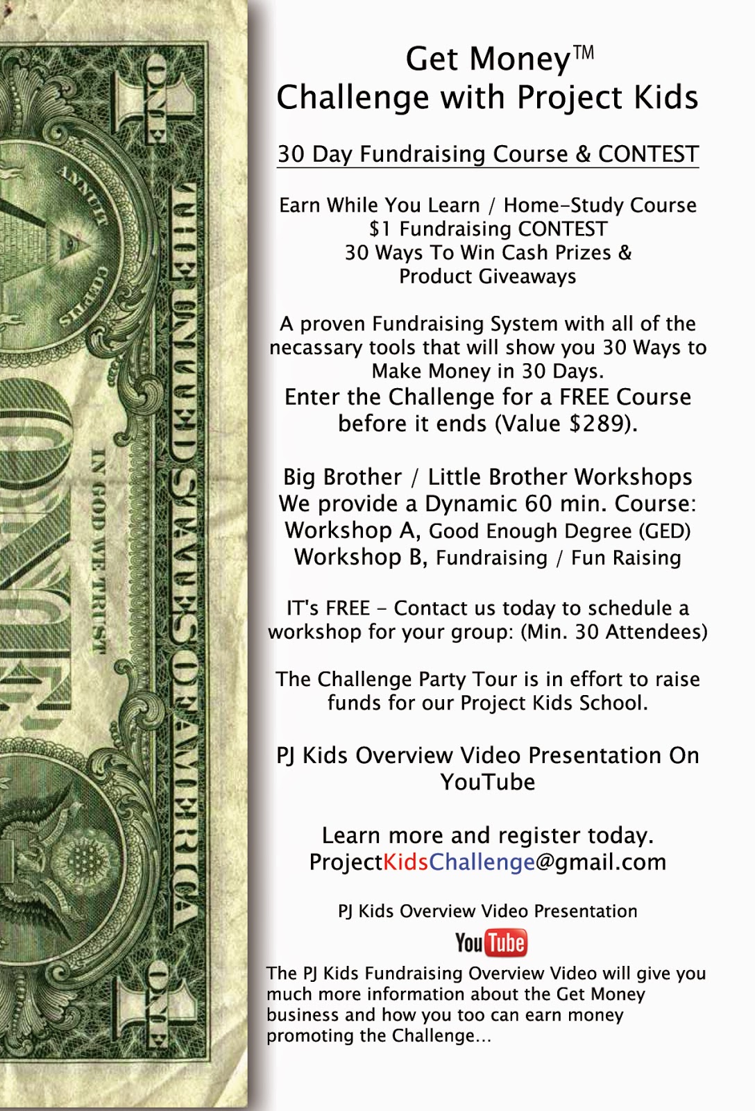 Project Kids: Individual Fundraising 101 with Adrian Mr. Publisher