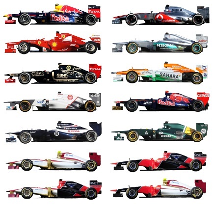 JD F1 STATS: Full set of grid cars complete!