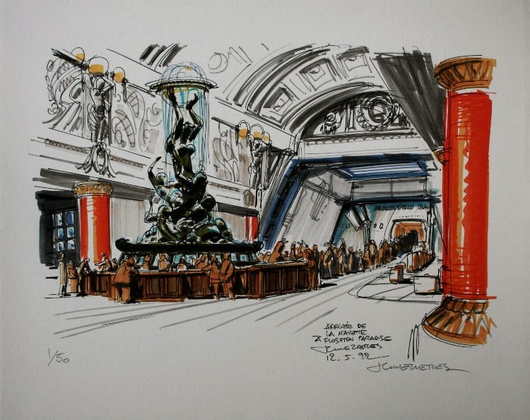 Beautifully Crafted THE FIFTH ELEMENT Concept Art by Jean-Claude ...
