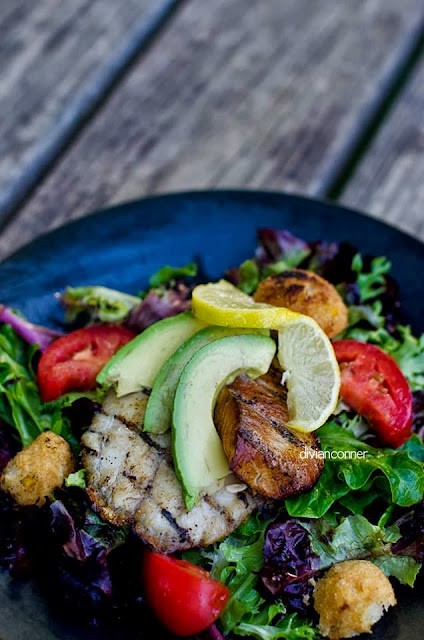 Simple Grilled Fish Salad... - divian l conner