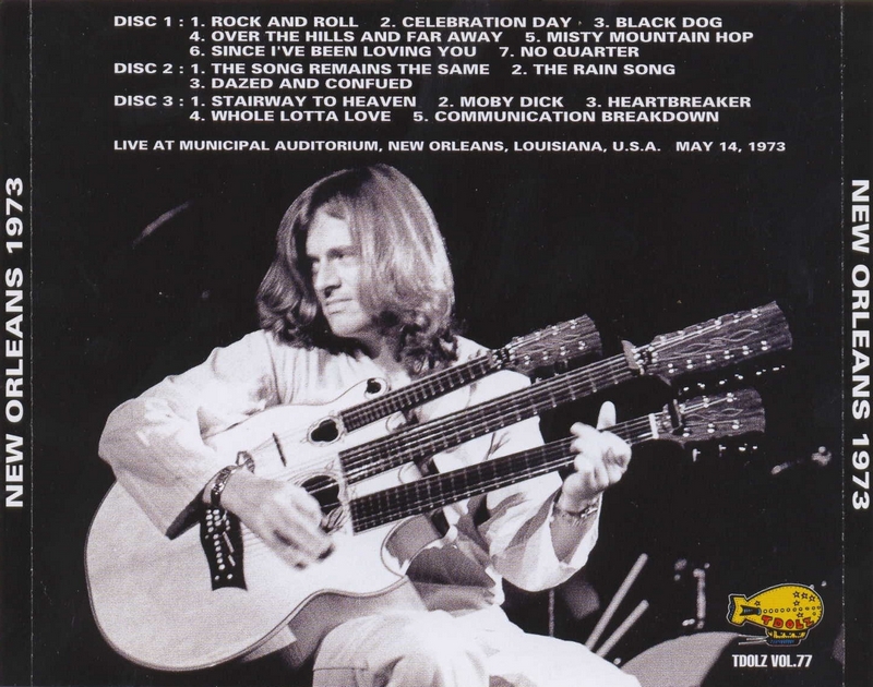 Rock Rare Records: Led Zeppelin - New Orleans 1973 (1973-05-14) FLAC