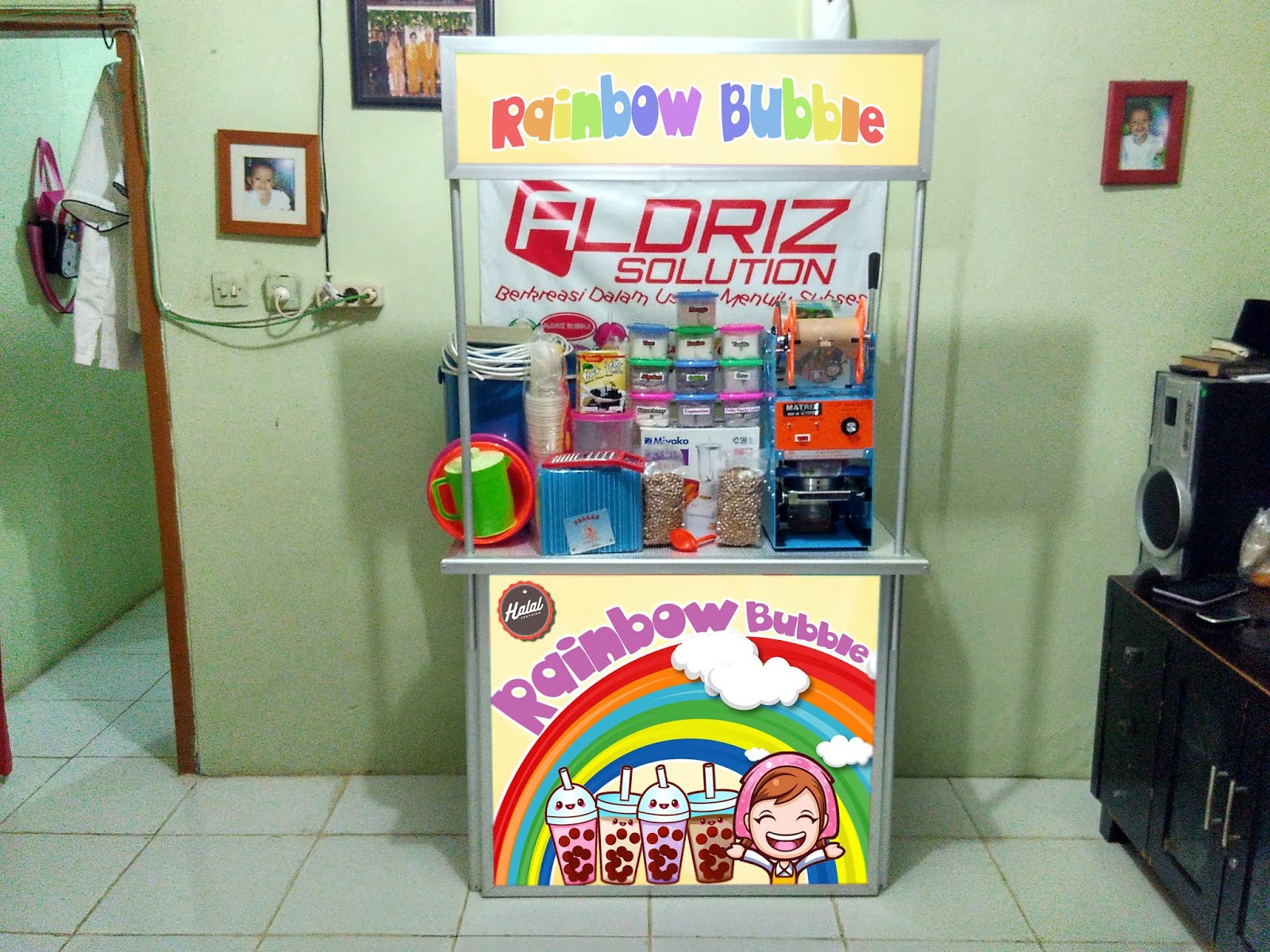 Usaha Bubble Drink Booth Portable: Desember 2016