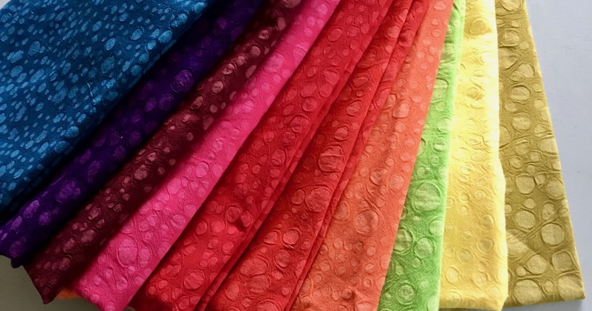 Fiber Antics by Veronica: Applique with Cotton Embossed fabrics ...