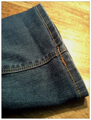 Wonder in Aliceland: How to shorten jeans so they don't look shortened