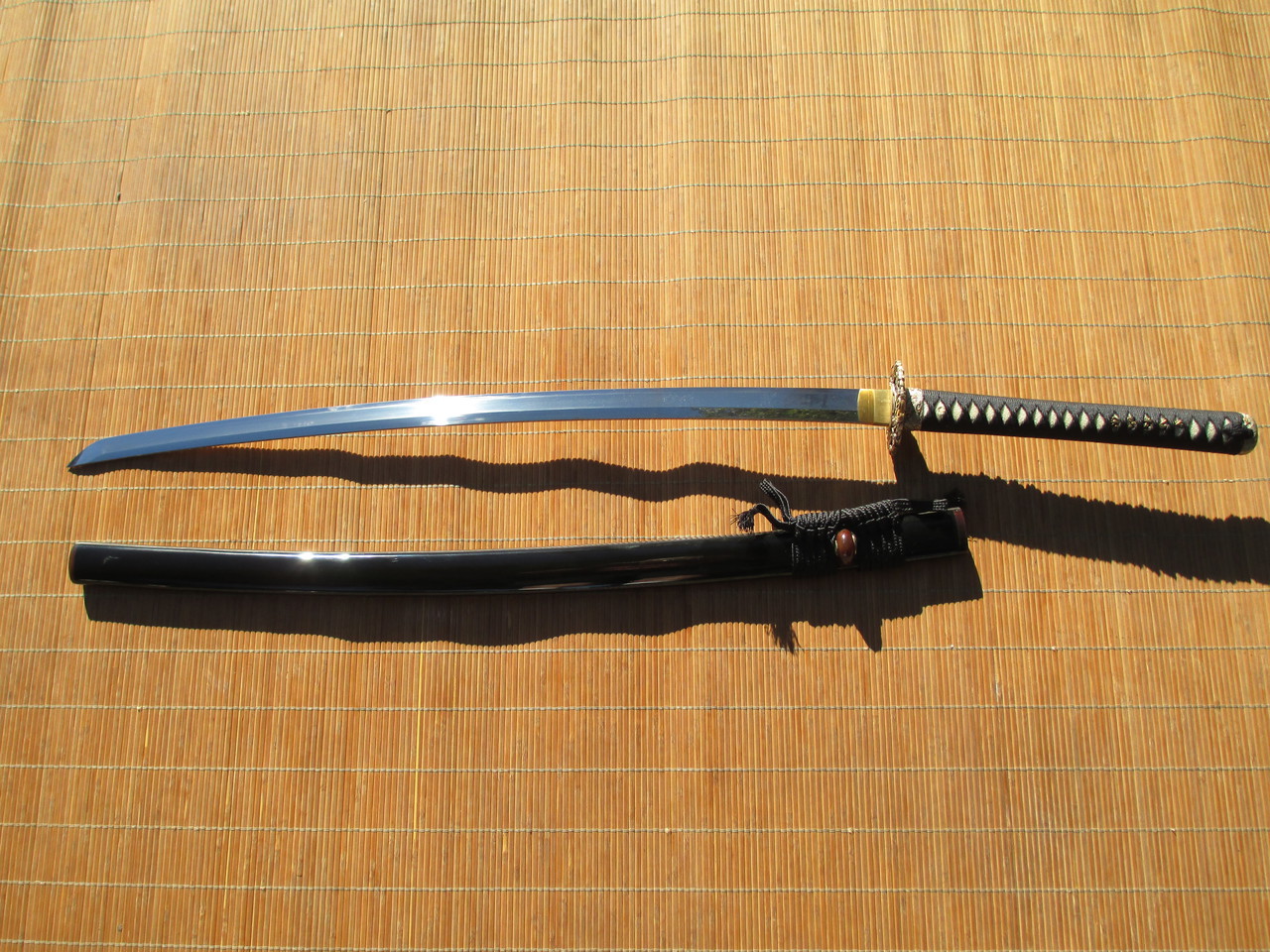 JUAL PEDANG SAMURAI ASLI IMPORT: Pedang katana ronim hammer porged #2