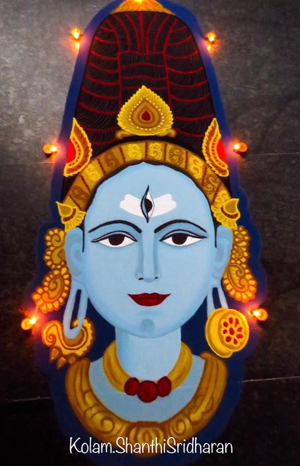 CHODAVARAMNET: 20+ Beautiful Easy Shiva Lingam Rangoli Designs With ...