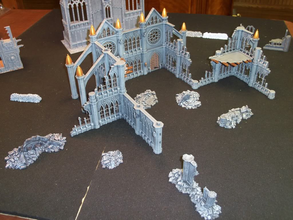 Adventures In Miniature Gaming: Painted Pegasus Hobbies Gothic City Terrain