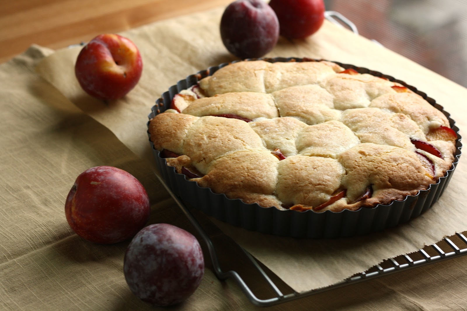 Stone Fruit Tea Cake | hummingbird high || a desserts and baking blog