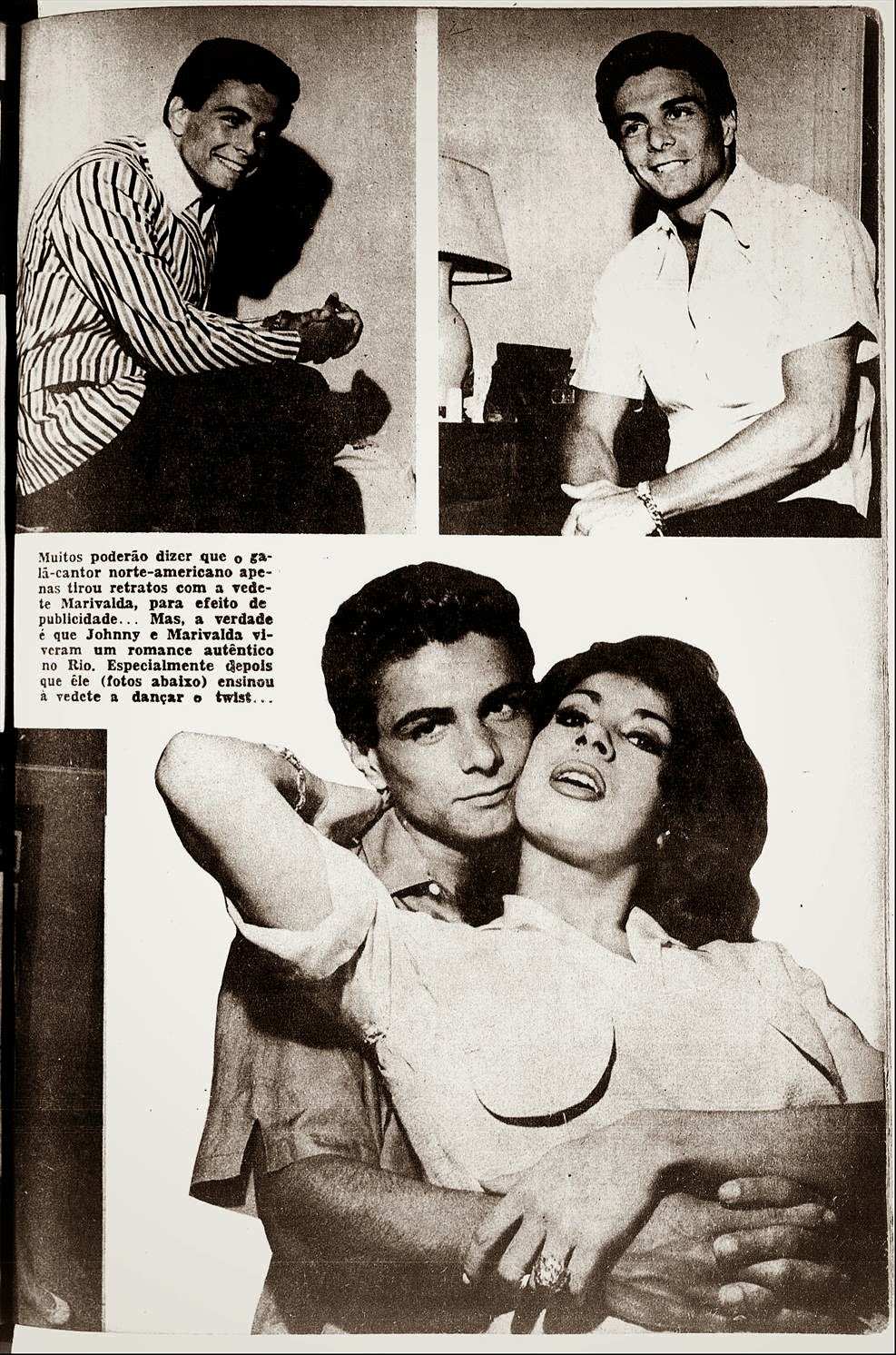 Foreign acts visit Brazil 1957 to 1968: Johnny Restivo story