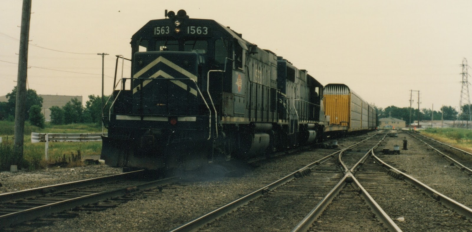 Eddie's Rail Fan Page: A Union Pacific transfer train with former ...